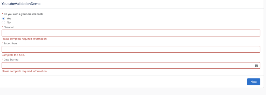 How To Validate Lightning Component Forms In Flow Screens Just Another Dang Blog